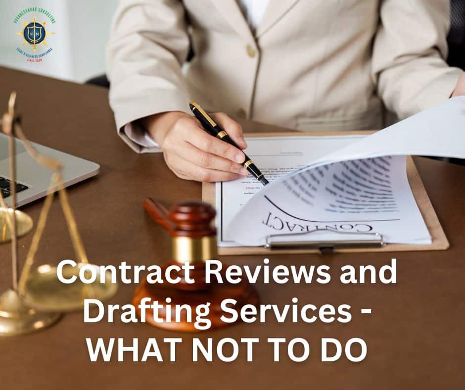 Contract Reviews and Drafting Services - What Not to Do? - Puvanesvarar ...