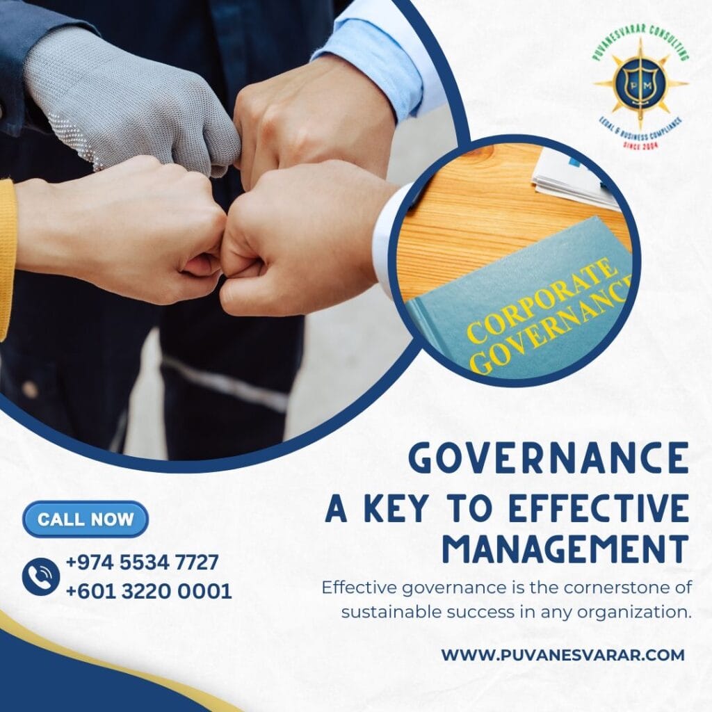 Effective governance is the cornerstone of sustainable success in any ...